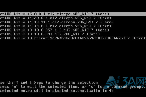 Centos7删除多余的内核_3A网络资讯门户